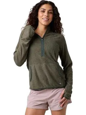BACKCOUNTRY Highliner Primaloft Air-perm Fleece 1/4-zip - Kalamata