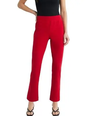 Ming Wang Deco Straight Leg Pants - Holiday