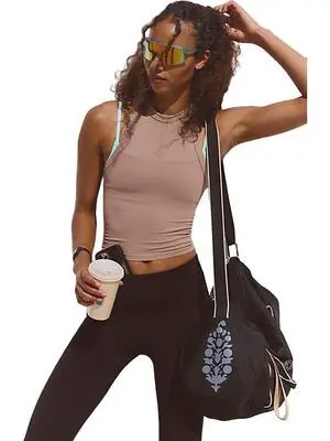 Free People FP Movement Ribbed Tank Top Sandy