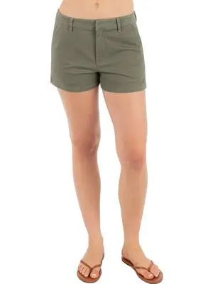 Hurley Cotton Twill Stretch Shorts - Olive Grove