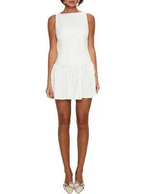 Princess Polly Milienne Sleeveless Mini Dress - White