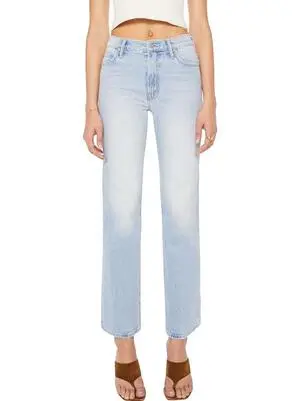 MOTHER The Kick It Ankle Flare Jeans Go Long
