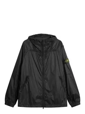 Stone Island Ripstop Light Nylon Hooded Jacket - Lead Grey