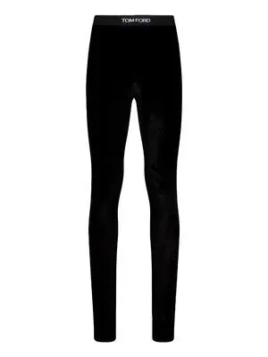 TOM FORD Velvet Leggings - Black