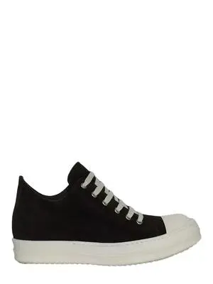 Rick Owens Suede Low-top Sneakers - Brown
