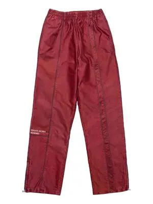 Enfants Riches Déprimés Panelled Trousers With Zip Detail - Red