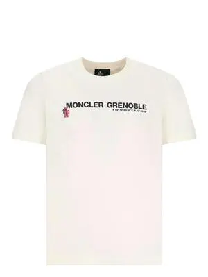 Moncler Logo-print Short-sleeve T-shirt - White