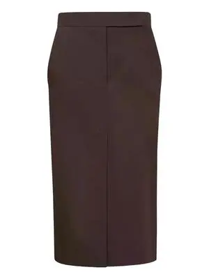 BLANCA VITA Pocket Skirt - Brown