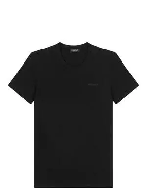 DONDUP Embroidered-logo Crew-neck T-shirt - Black