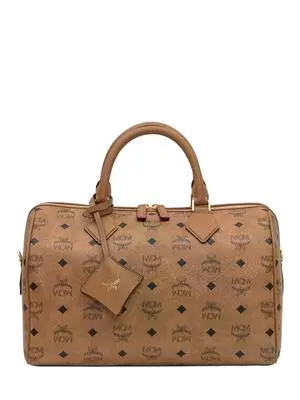 Mcm Ella Boston Bag - Brown