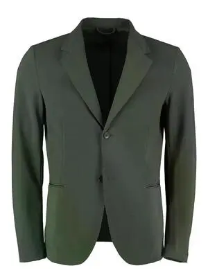 THE (ALPHABET) Single-breasted Two-button Jacket - Green