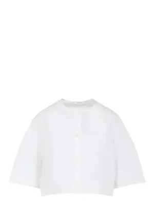 Givenchy Embroidered Crop Top - White