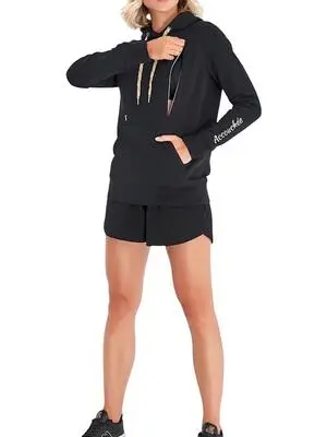 ACCOUCHEE Iconic Maternity/nursing Hoodie - Black
