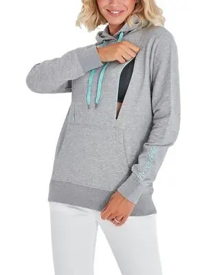ACCOUCHEE Iconic Maternity/nursing Hoodie - Grey