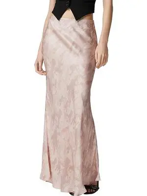 Pinko Hokkano Maxi Skirt - Pink/nude
