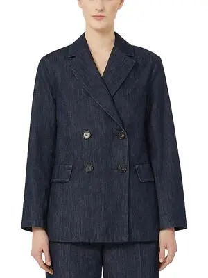 Max Mara Sara Denim Blazer - Ultramarine