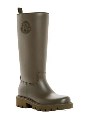 Moncler Kickstream Rain Boots - Medium Green