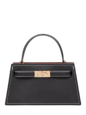 Tory Burch Calfskin Handbag - Black