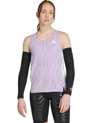 Adidas Adizero Running Singlet - Powder Plum / Magic Lilac