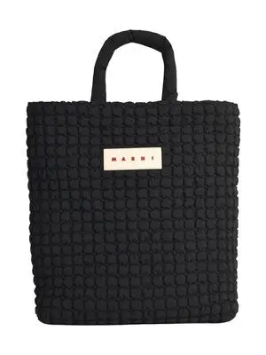 Marni Fabric Shopping Bag - Black