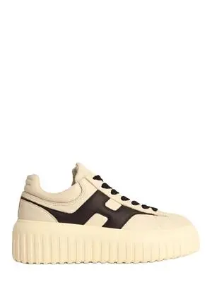 HOGAN H-Stripes Leather Sneakers