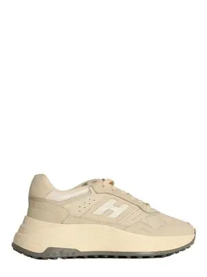 Hogan Leather Sneakers Cream