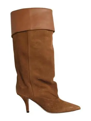 Paris Texas Ines Reverse 75 Suede Boots - Beige
