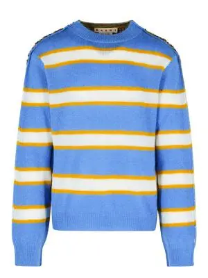 Marni Mohair Blend Sweater - Light Blue