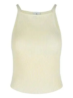 COURREGES Viscose Blend Top - White