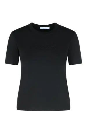 Max Mara Adelio Viscose Blend T-shirt - Black