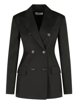 Sportmax Virgin Wool Blazer - Brown
