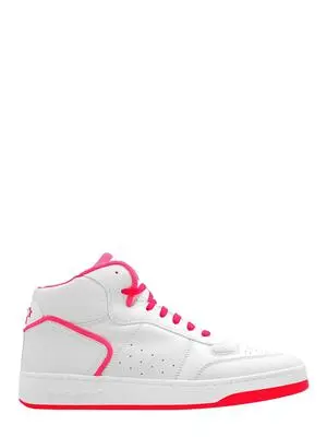 Saint Laurent Sl-80 Mid High-top Sneakers - White