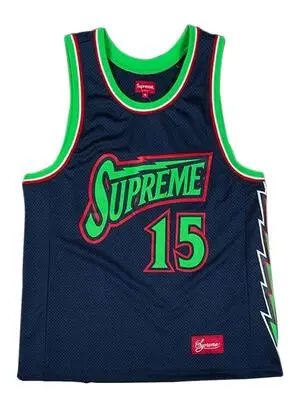 Supreme Bolt Basketball Jersey - Blue