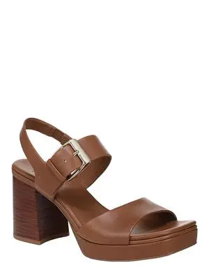 27 EDIT NATURALIZER Phillipa Block Heel Sandal English Tea Brown