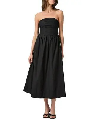 PAIGE Braylee Strapless A-Line Dress