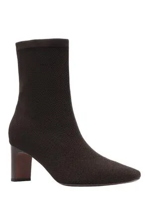 FRANKIE4 Melrose Stretch Knit Bootie - Chocolate Knit