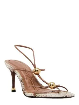 Steve Madden Ramos Strappy Sandal - Natural Snake