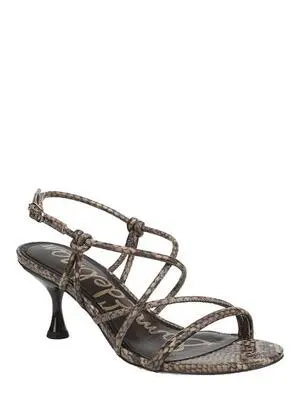 Sam Edelman Strappy Sandal - Tan Multi