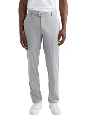 Scott Barber Sono Flat Front Stretch Chinos Silver