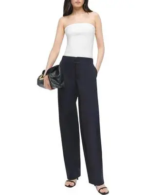 Simkhai Walden Curved-leg Pants - Black