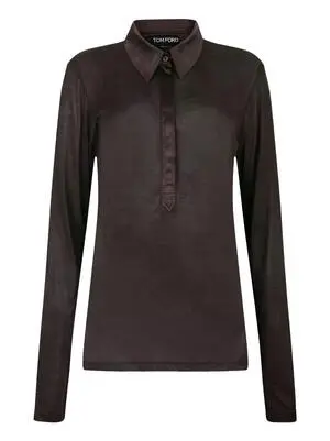 TOM FORD Silk Blouse - Brown
