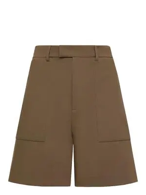 Moncler Tailored Bermuda Shorts - Green