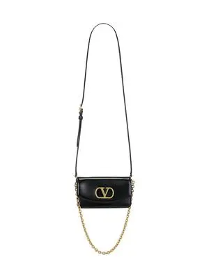 Valentino Garavani Vain Small Clutch - Nero