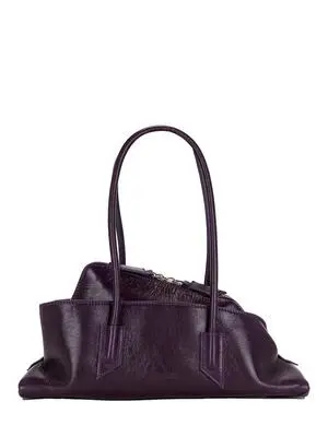 Attico La Passeggiata Small Top Handle Bag - Dark Violet