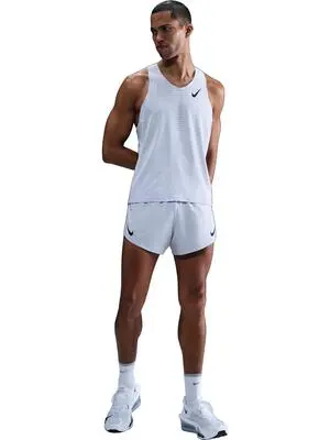 Nike Aeroswift Dri-fit Adv 4" Brief-lined Running Shorts - Grey