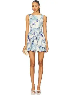 Azeeza Ananya Mini Dress - Blue Rose