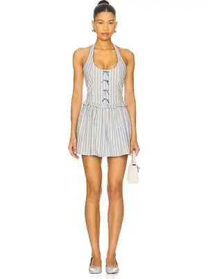 FOR LOVE & LEMONS Janice Halter Mini Dress