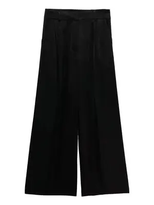 XENIA MAGERA Wide Leg Silk Trousers