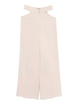 XENIA MAGERA Cut-out Detail Trousers - Pink