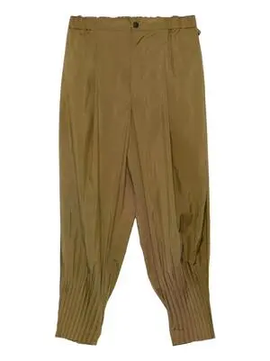 Issey Miyake Wide-leg Trousers - Green